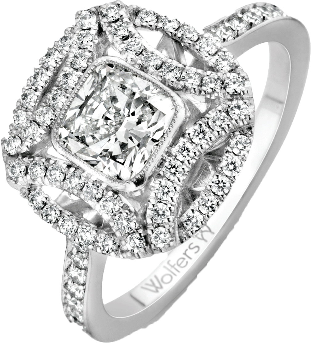 Luxury engagement ring | Wolfers high jewelry